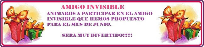 CHARLETAS: AMIGO INVISIBLE!!!!!