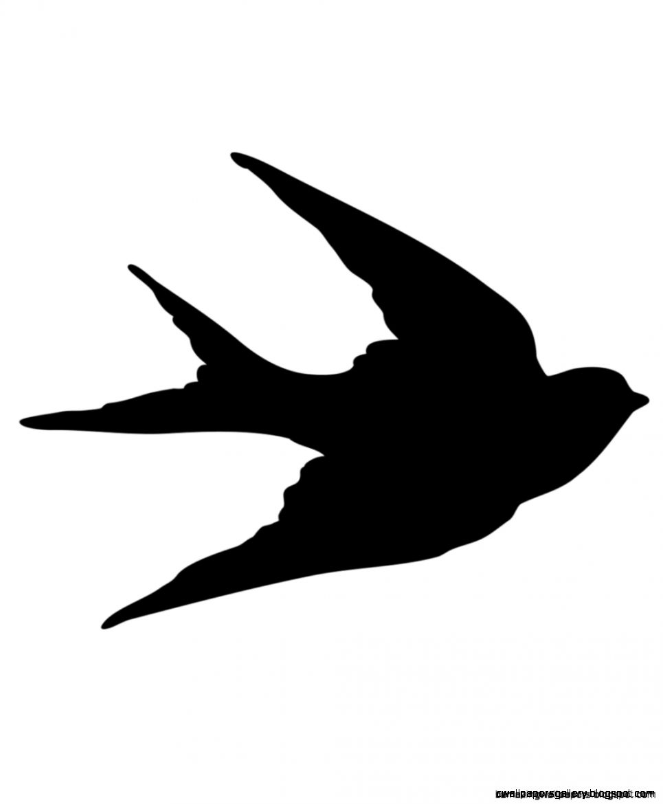 Simple Flying Bird Silhouette | Wallpapers Gallery