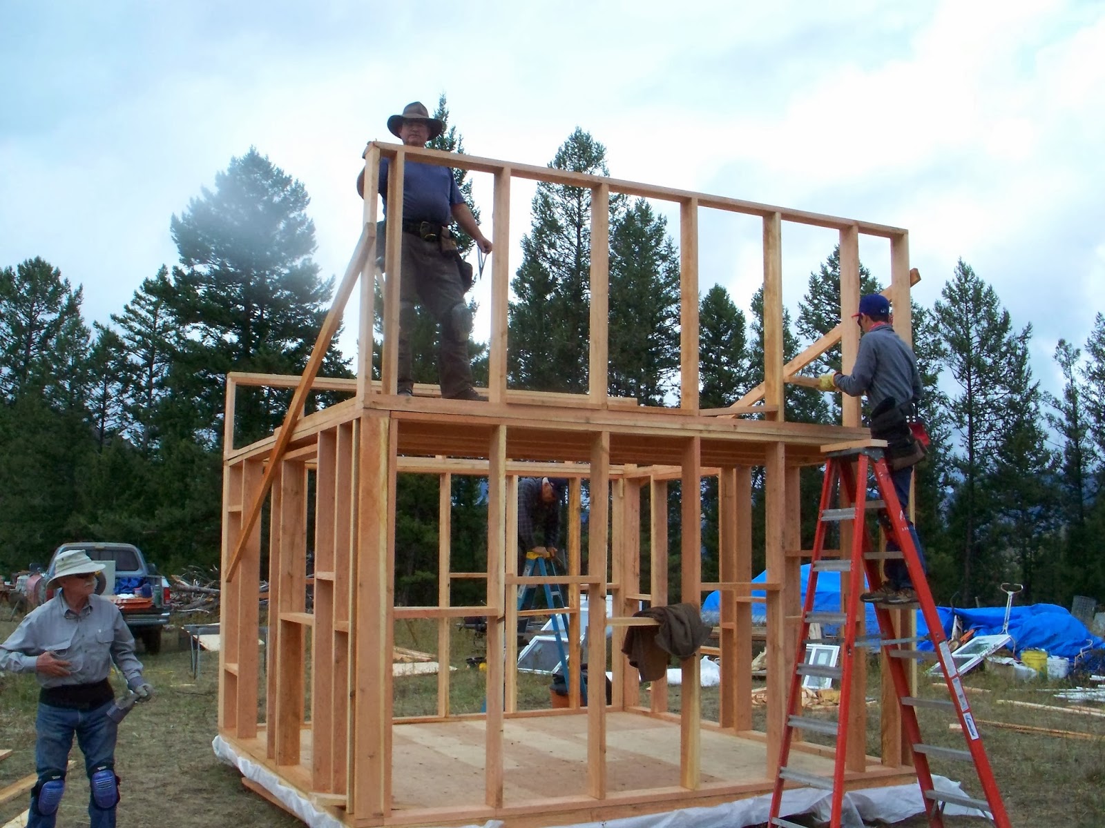 Journey Into The Country!: Raising Walls