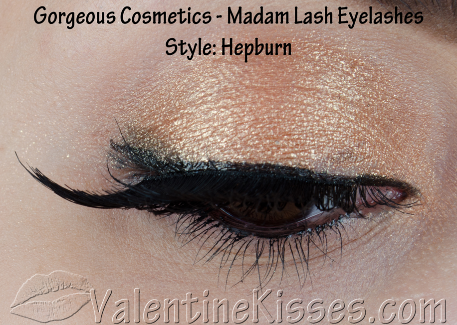 Valentine Kisses: Gorgeous Cosmetics Hepburn Faux Lashes - pics, before ...