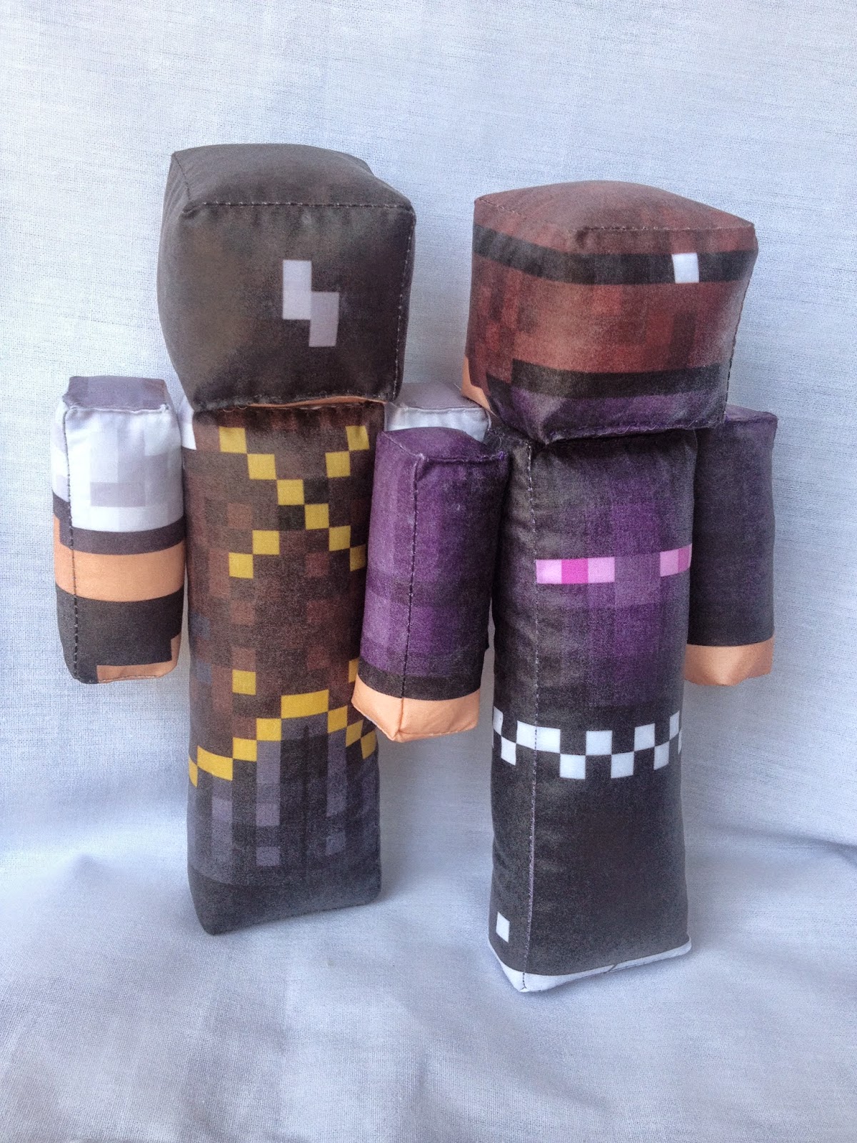 CraftingNerdy: Minecraft Inspired Custom Skin Plush Toys