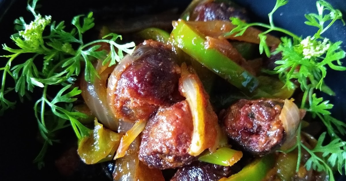 Goan Pork Sausage Chilly Fry