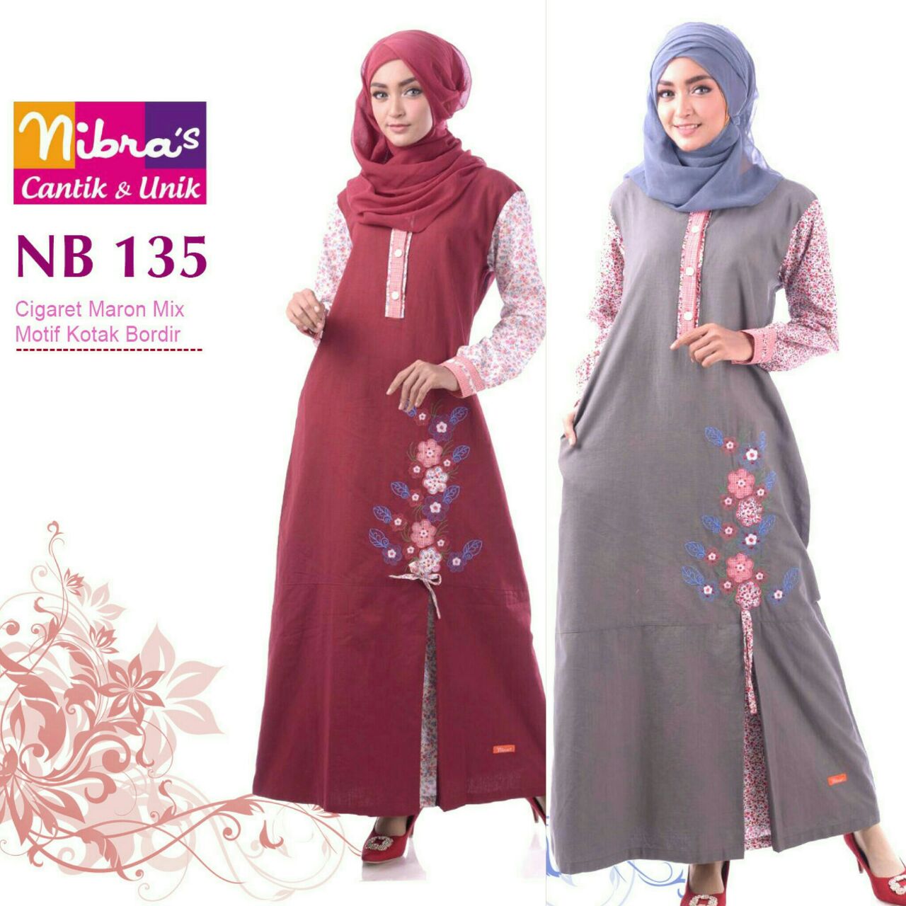 33+ Gamis Sarimbit Nibras Terbaru 2019, Ide Modis!