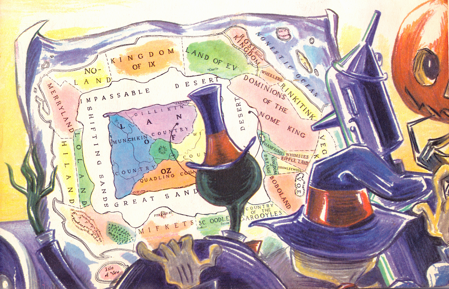 Hungry Tiger Talk: Map of Oz Monday - Origins of the Oz Club Maps