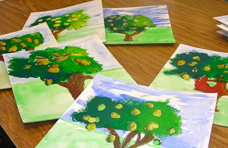 Fine Lines: Lemons to Lemonade, Paint and Oil Pastels