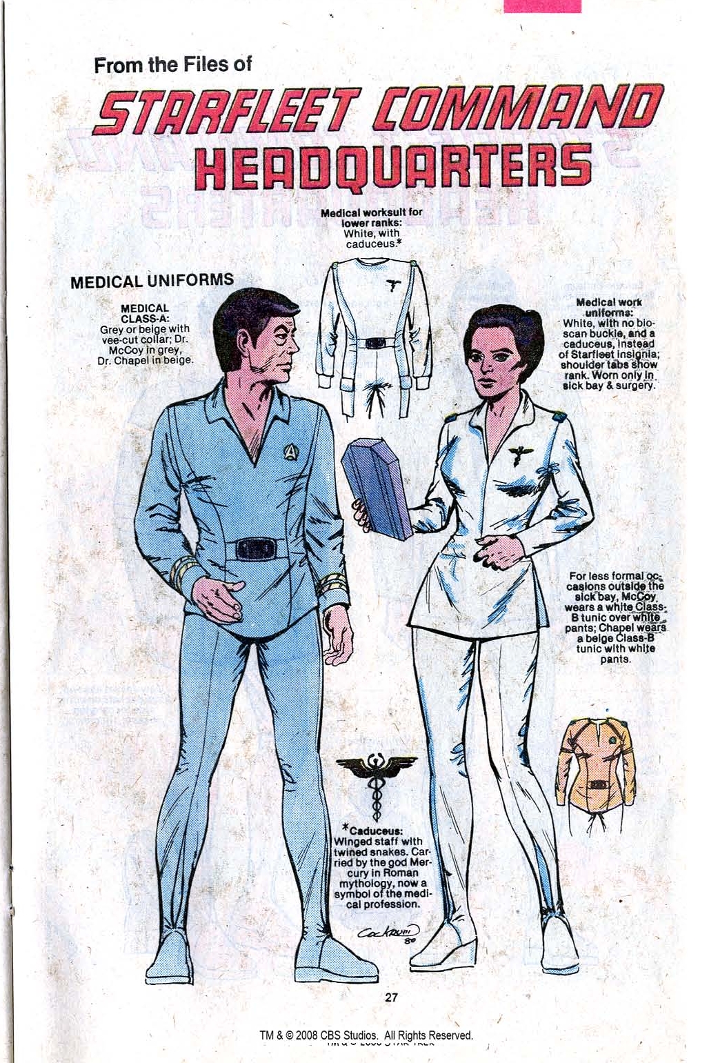 Marvel Comics of the 1980s: 1980 - From the Files of Starfleet Command