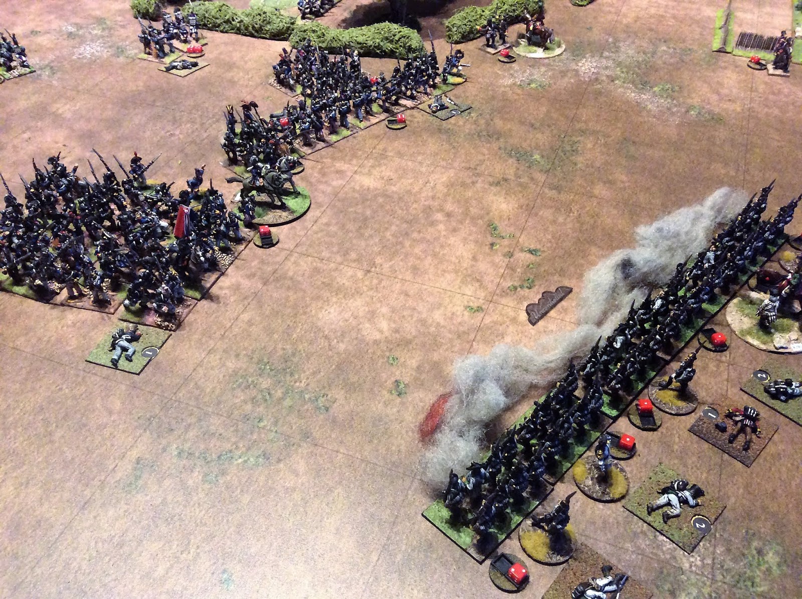 The Northumbrian Wargamer.: Column vs line, Sharp practice 2