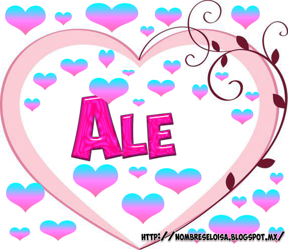 Lindo corazón Con Nombre en movimiento