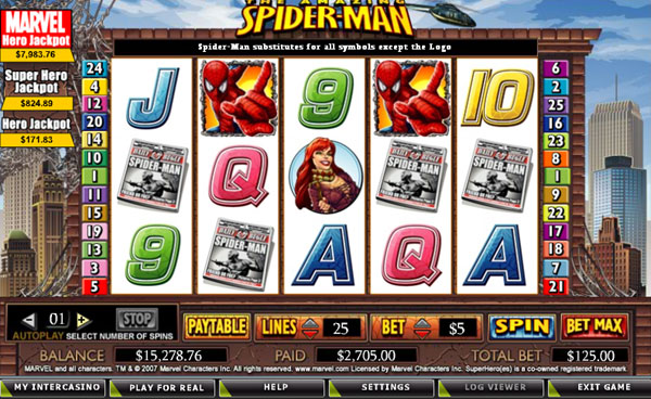 SUPER SLOTS >> Super Eroi e Slot Online