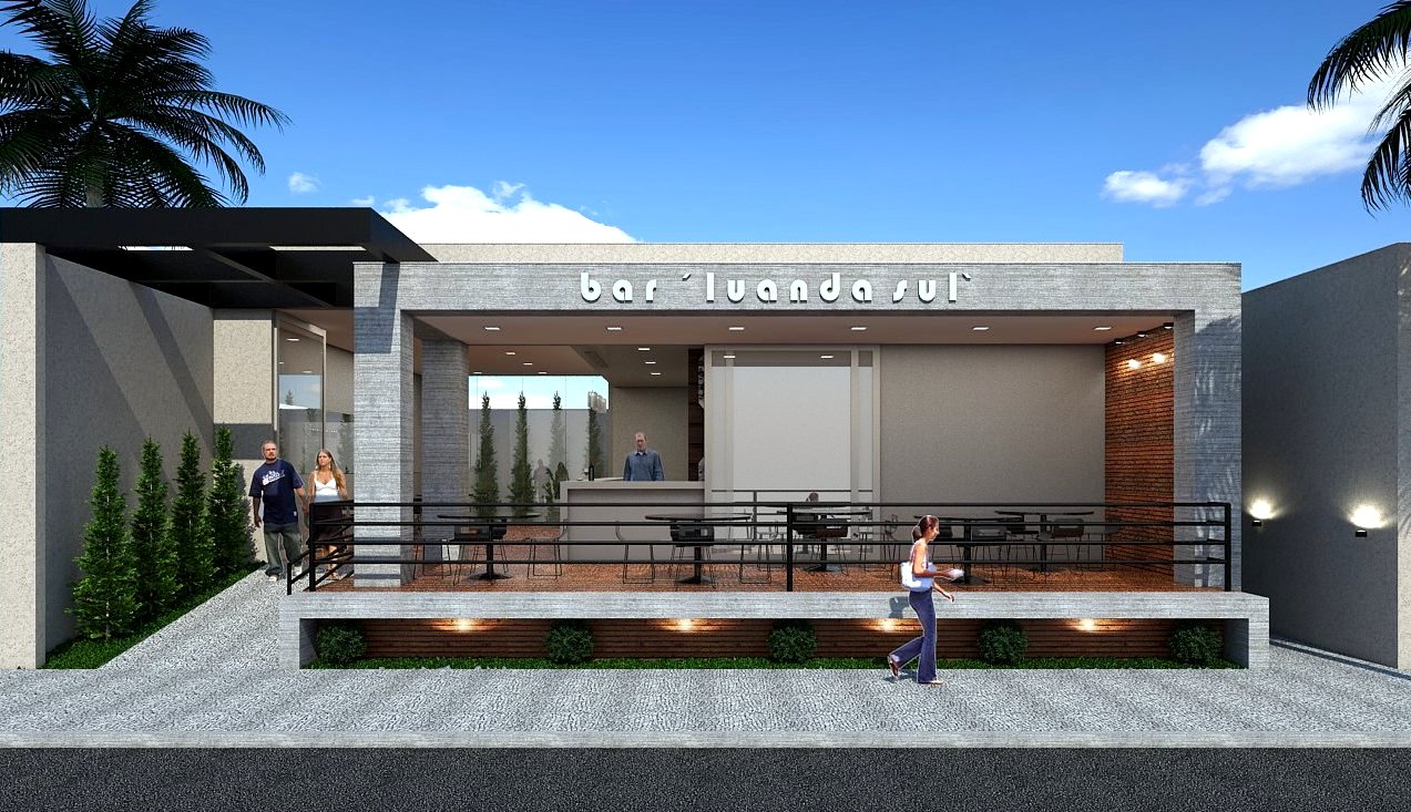 ARQUITECTO MONDLANE JOAQUIM: BAR EM LUANDA