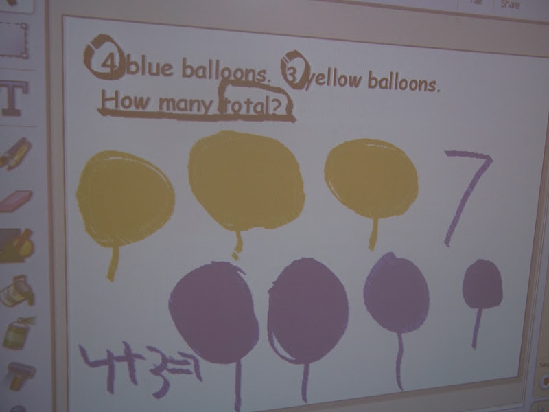 Mrs. Wood's Kindergarten Class: Problem Solving Using The Smart Board