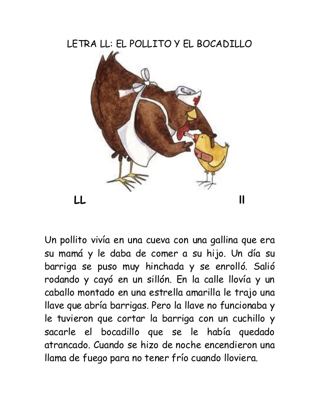 Mª Carmen's class 1ºA: LETRA LL