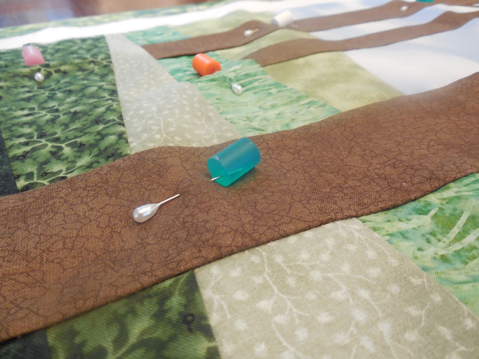 Tanderwen Quilts: Spring Trees quilt