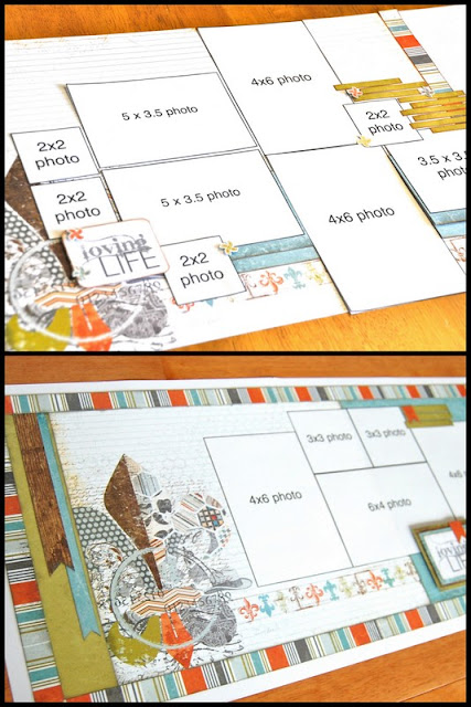 SCRAPBOOK GENERATION: Sketch Day One for April