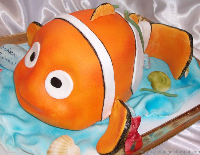 Mammy Sütödéje: Némó torta másodszorra / Finding Nemo cake
