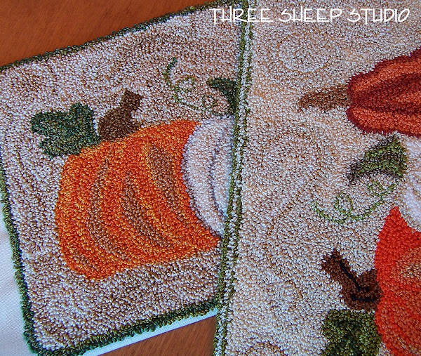 Three Sheep Studio: Thoughts On Thread - Punch Needle Embroidery...