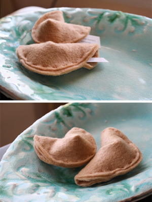 Boston Handmade: How to Make Felt Fortune Cookies