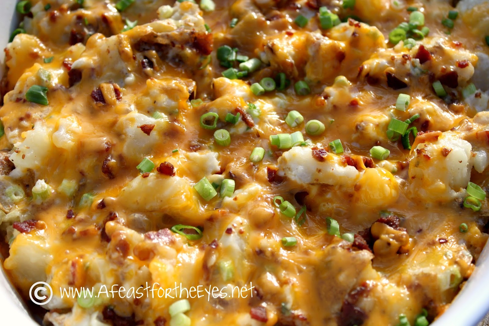 The Best Fully-Loaded Twice Baked Potato Casserole - A Feast For The Eyes