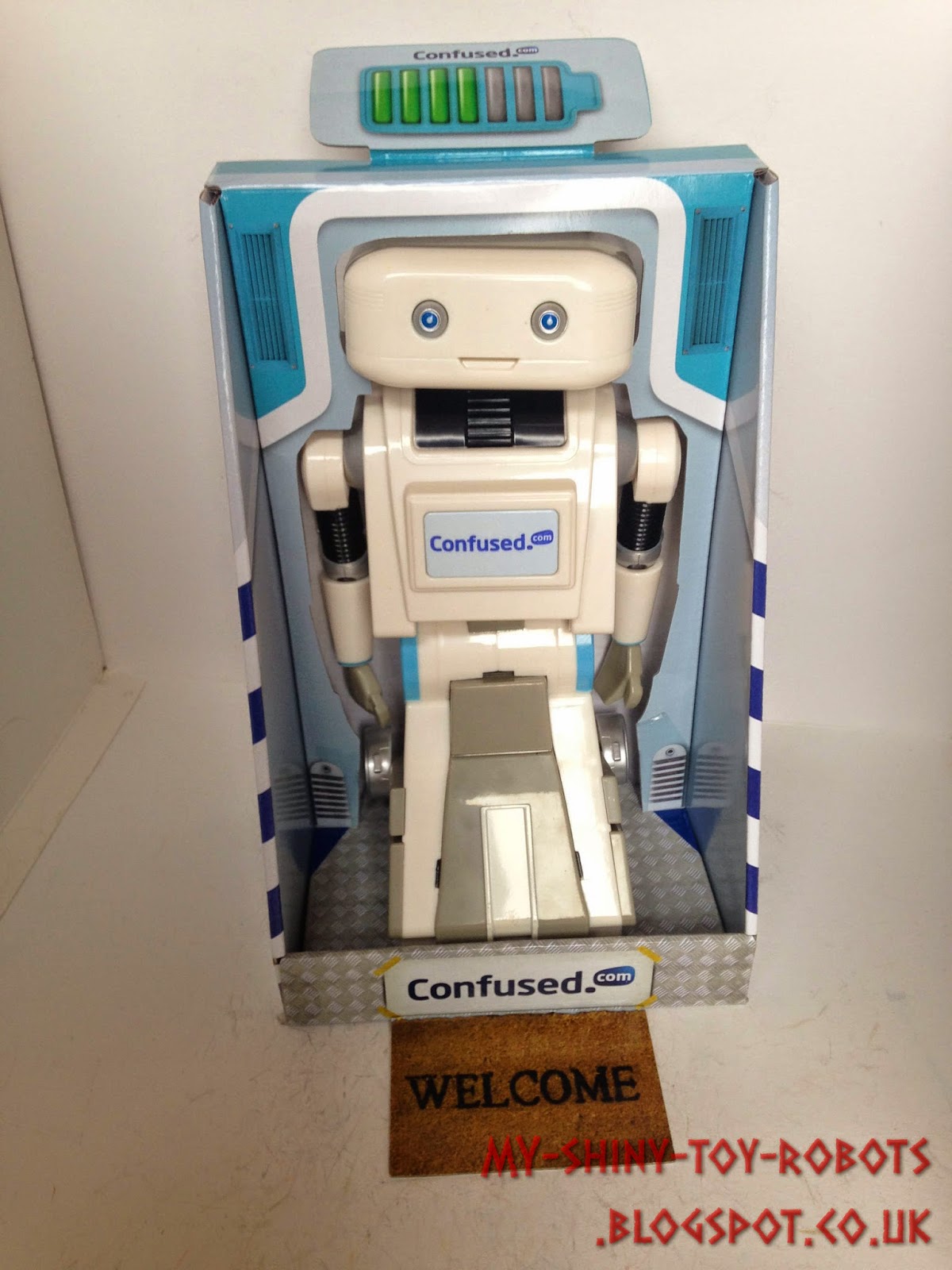 My Shiny Toy Robots: FEATURED: BRIAN the Confused.com Robot - in toy form!