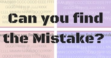Can You Find the Mistake? Visual Puzzles to Test Your Brain