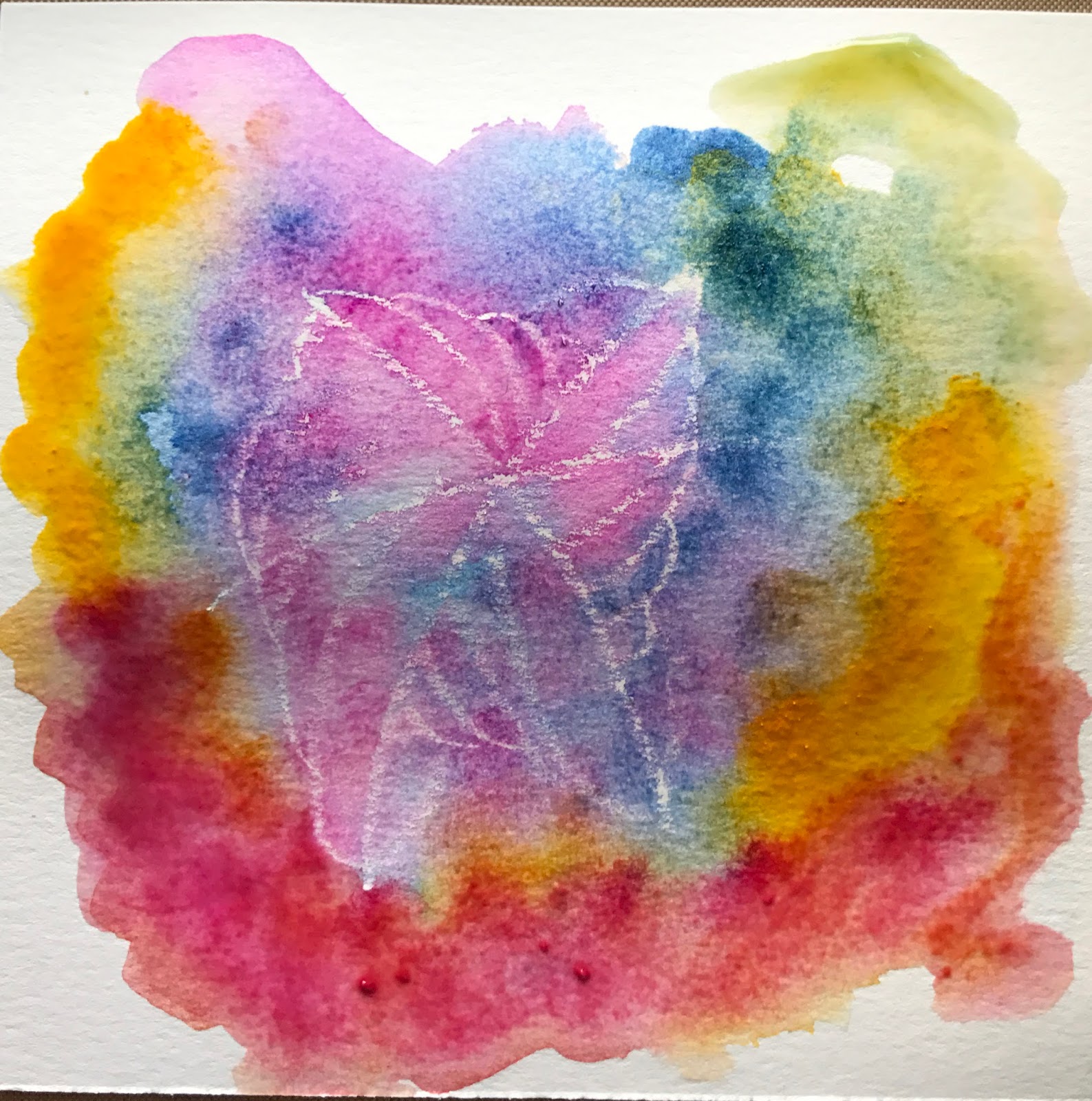 Alice Hendon: Crayon Resist, Art on a Shoe String