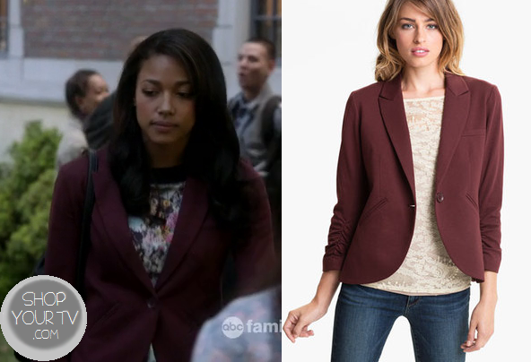 Twisted: Season 1 Episode 8 Lacey's Maroon Blazer | Shop Your TV