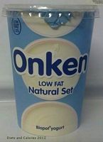 Onken Low Fat Natural Set Yogurt