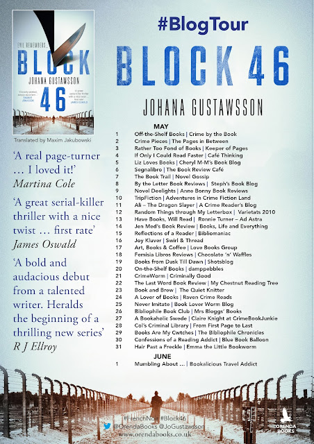 #BlogTour Book Review - Block 46 by Johana Gustawsson (translated by ...