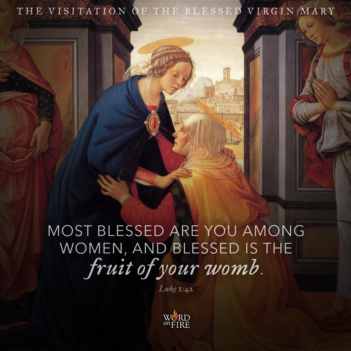 The Secret Base of the Rebel Black Dot Society: Saints + Scripture: Visitation of the Blessed ...