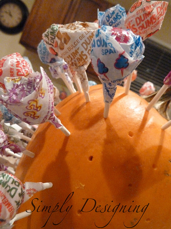 Lollipop Pumpkin | Simply Designing with Ashley