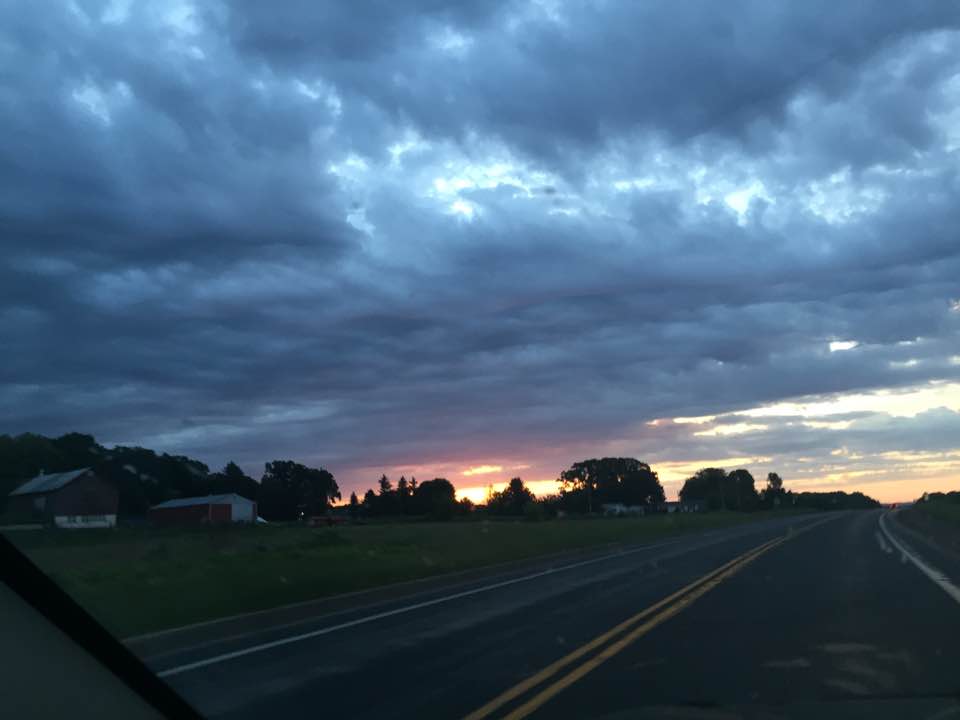 Moments of Introspection: Sunrise Breaking Through Storm Clouds