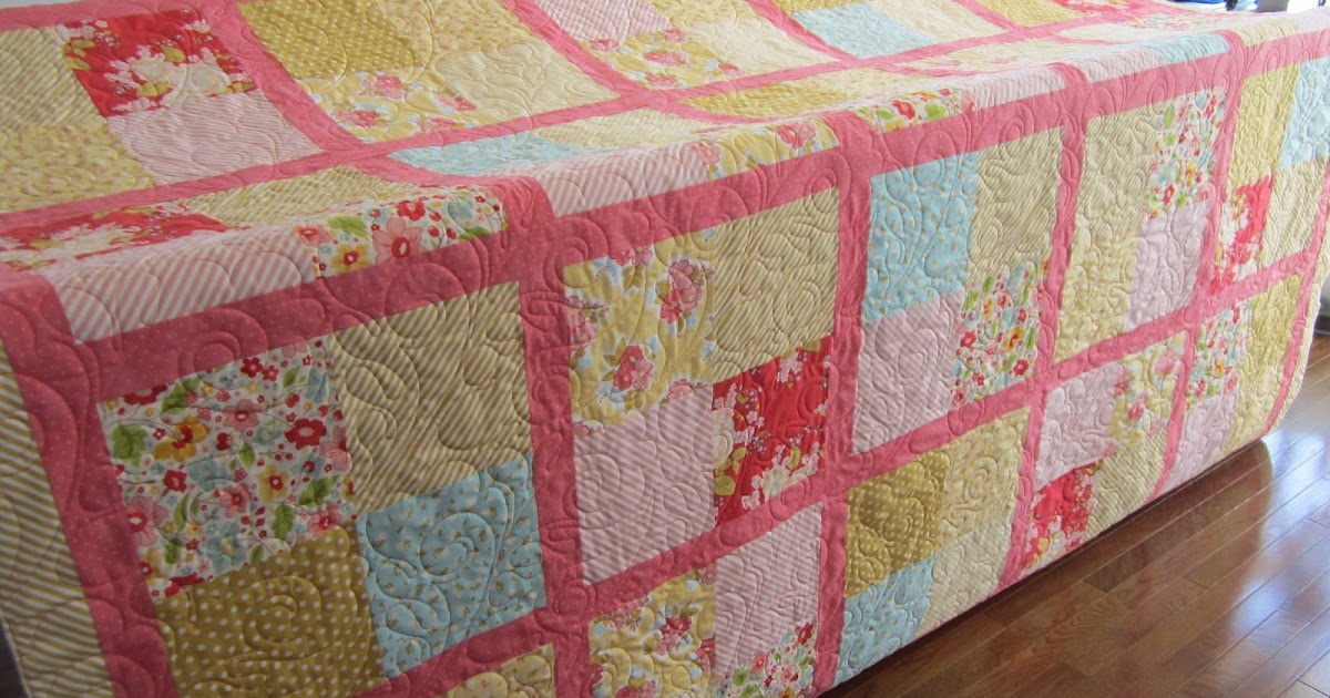 Roberta's Custom Quilting: Pretty Spring Colours