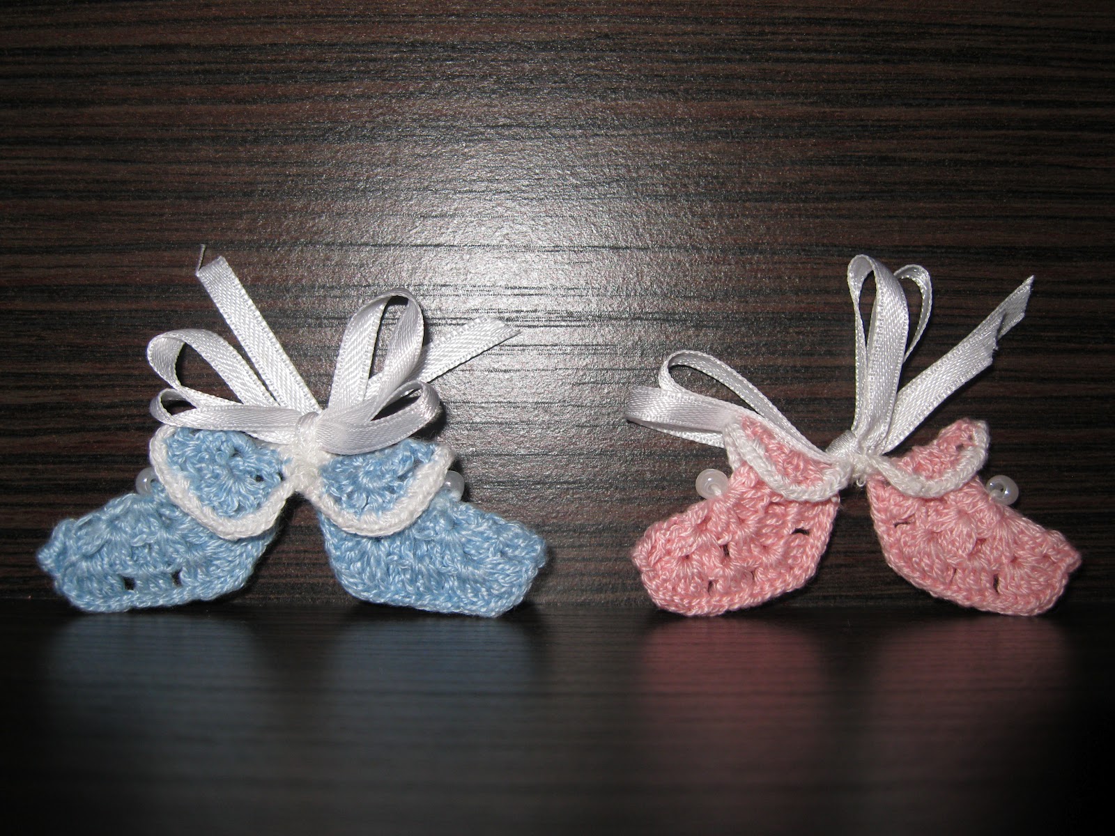 Produse Handmade: marturii botez crosetate