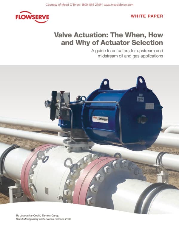 White Paper "Valve Actuation: The When, How and Why of Actuator ...