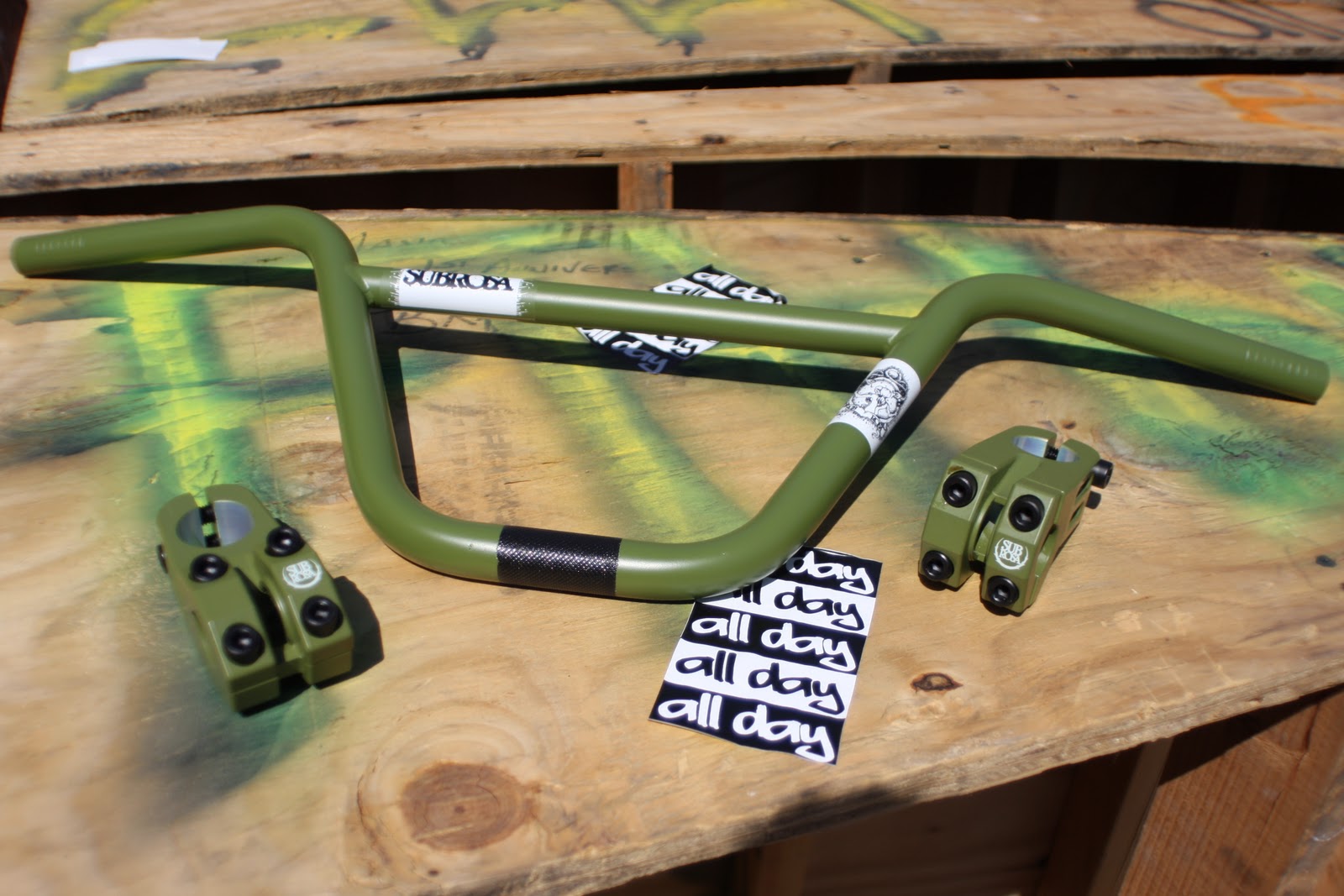 ALL DAY BMX SHOP: SUBROSA PANDORA BAR $70 HOLD ON STEM Y H.O.D TL. $60 ...