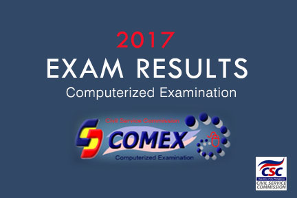 Civil Service Exam PH: 2017 COMEX Exam Results