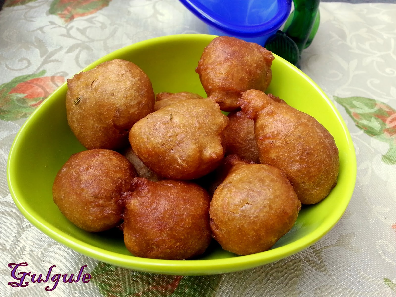 Annapurna: Gulgule / Sweet Fritters Recipe from leftover Sugar syrup