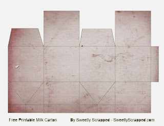 Sweetly Scrapped: --Free-- Printable Milk Carton Packaging...