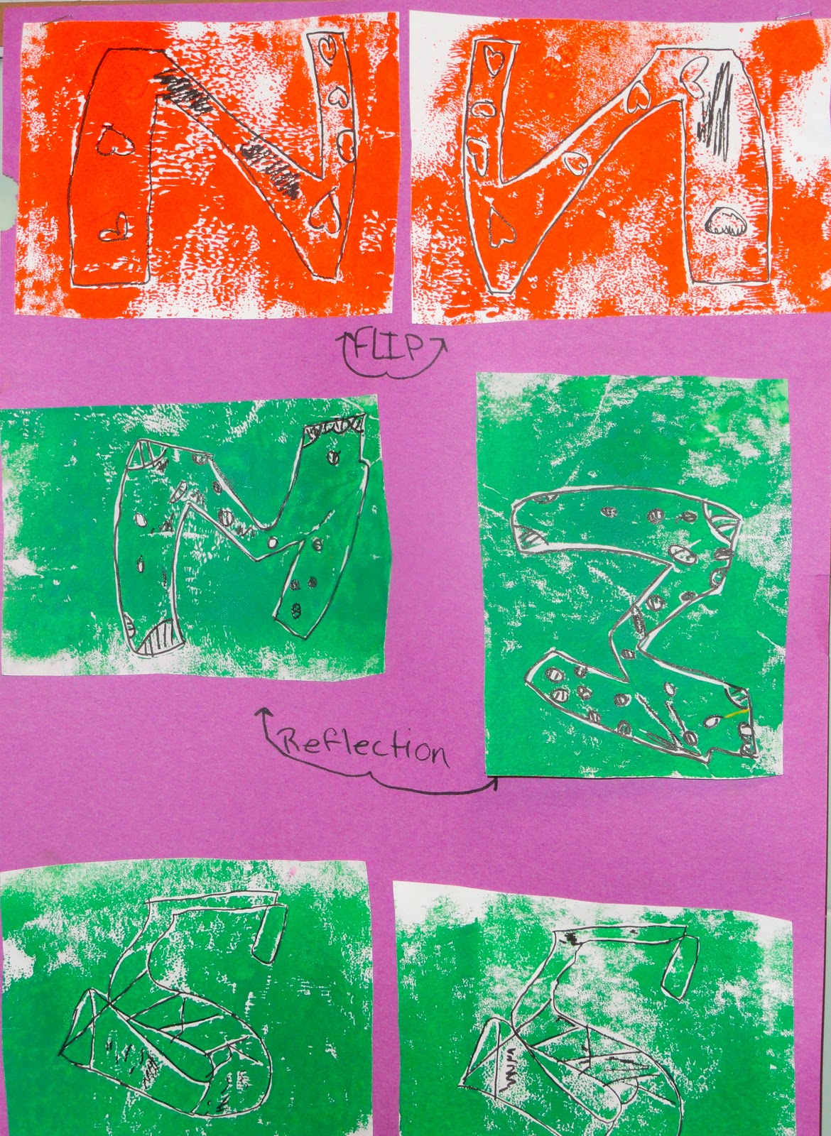 Art- It's Made To Be Seen: 5th grade Flip, Turn, Slide