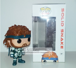 Metal Gear Solid Custom Funko Pop Of Solid Snake