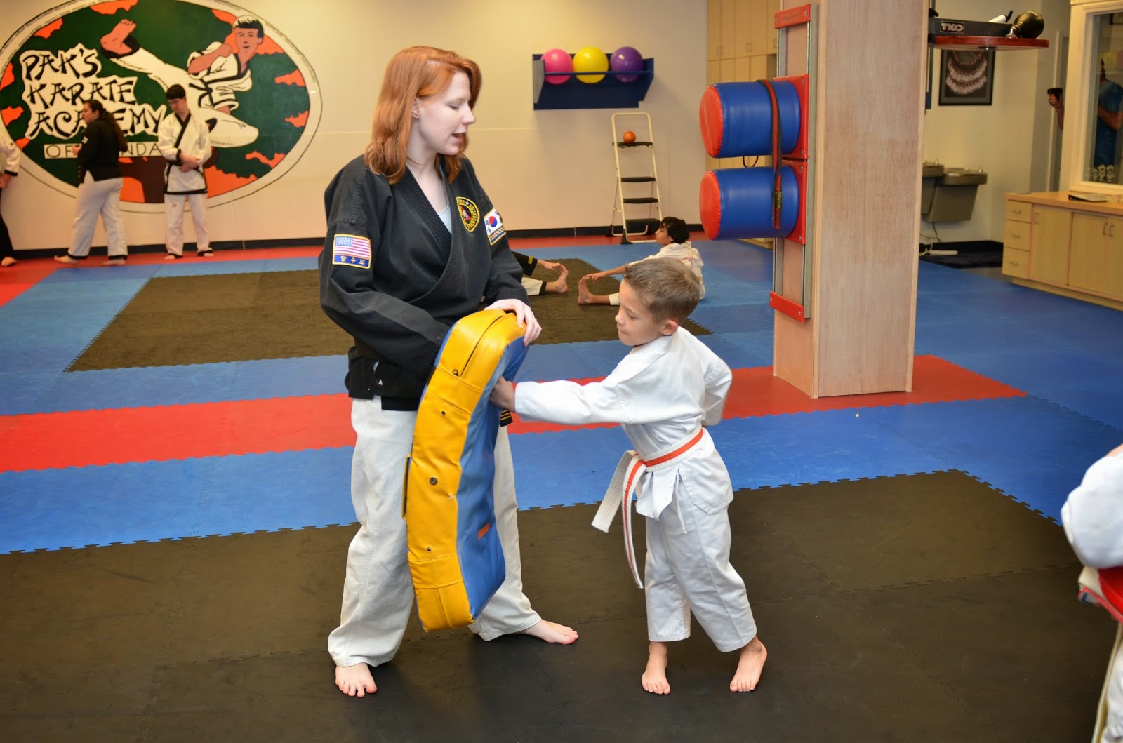The Vernon Blog: Connor's second karate test - white belt with orange ...