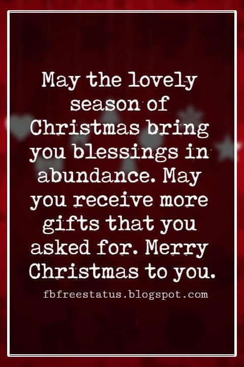 Christmas Blessings Quotes