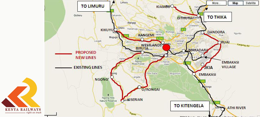 +Ke: Kenya Railways Plans to Build 12 New Commuter Stations, South ...