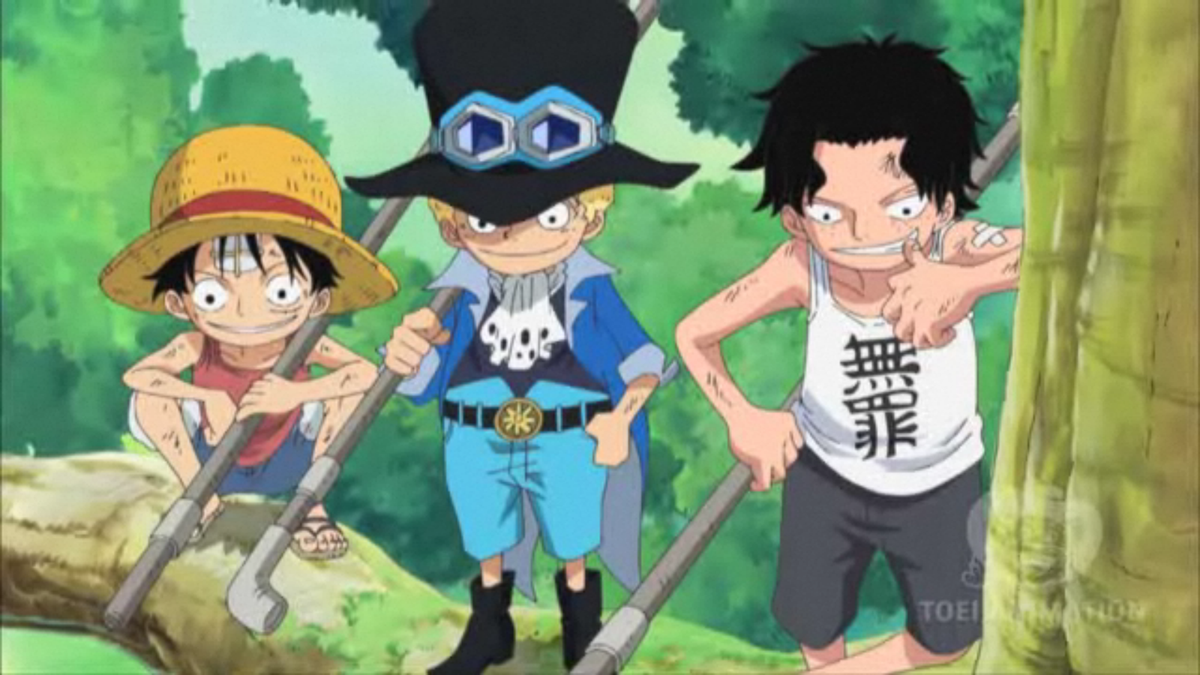 One Piece & otros animes:$: Luffy, Ace & Sabo.
