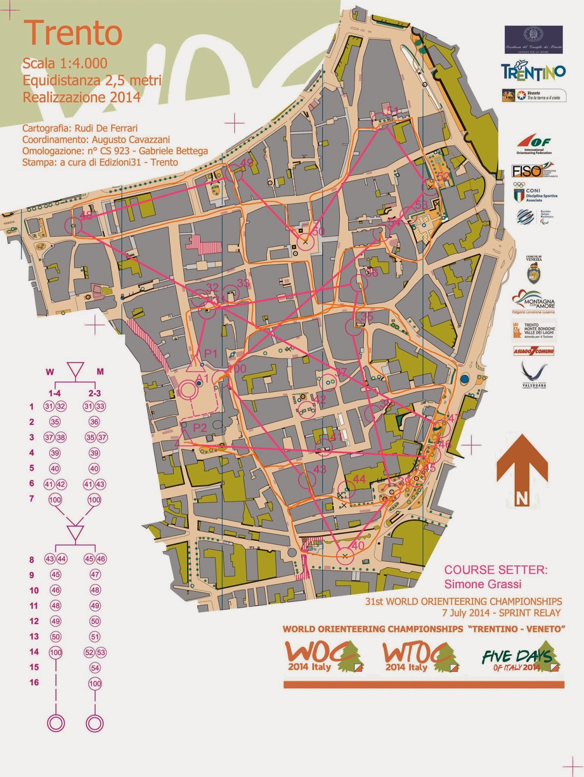WOC 2014 - Sprint Q e Sprint Relay