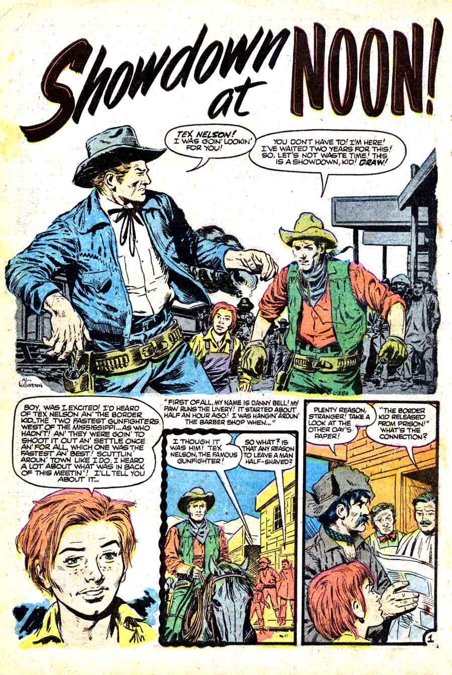 Two-Gun Western v2 #9 - Al Williamson art - Pencil Ink