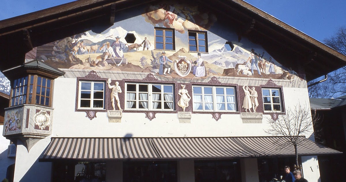 Scanned Vintage Graphics: Bavarian Shop Front