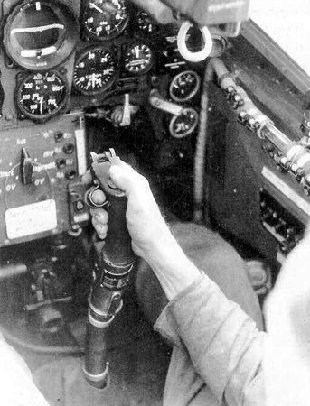 Luftwaffe German WWII Control Sticks: Messerschmitt Bf 109 G-6
