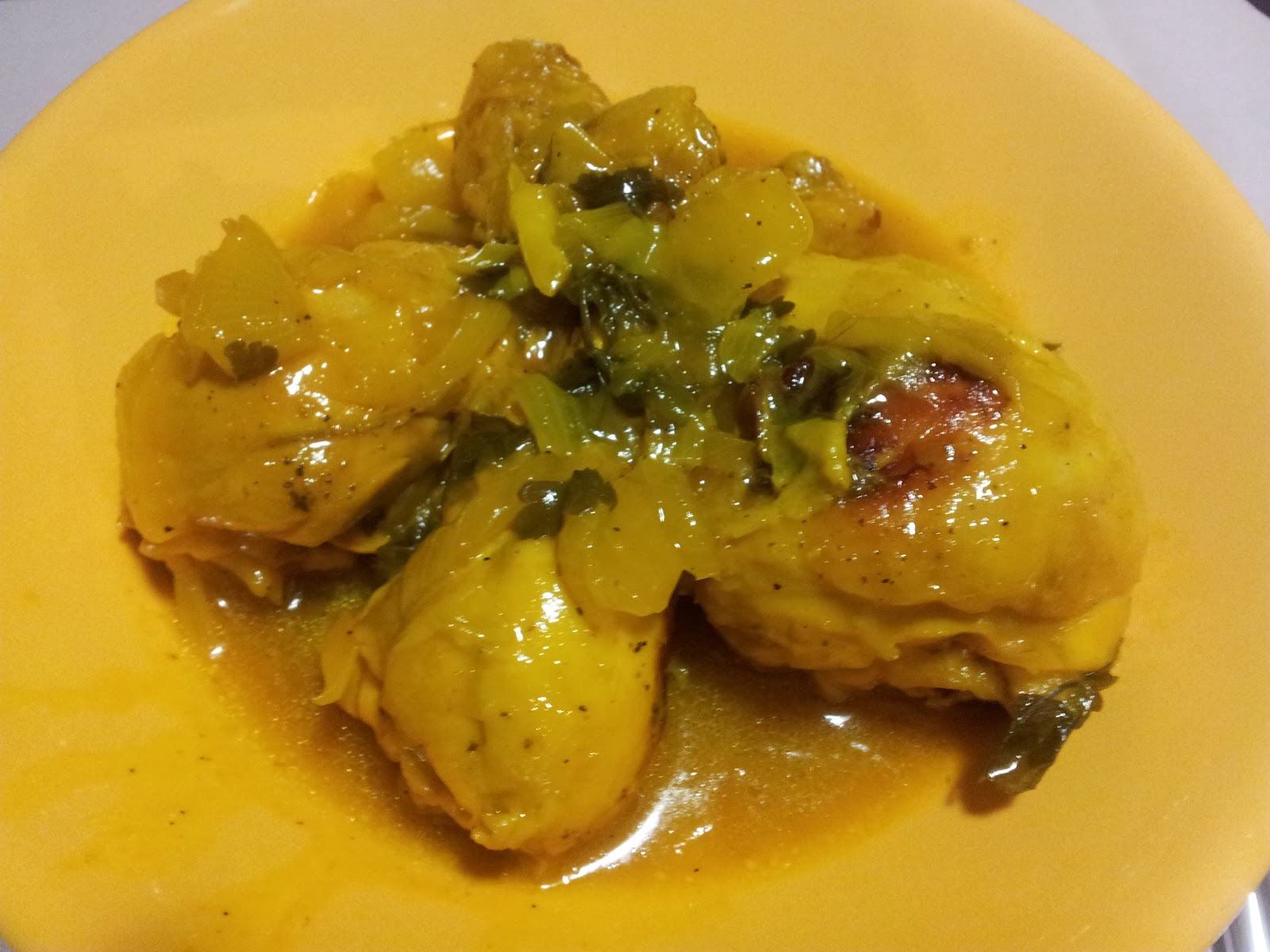 RECETAS MICROPLUS: POLLO AMARILLO