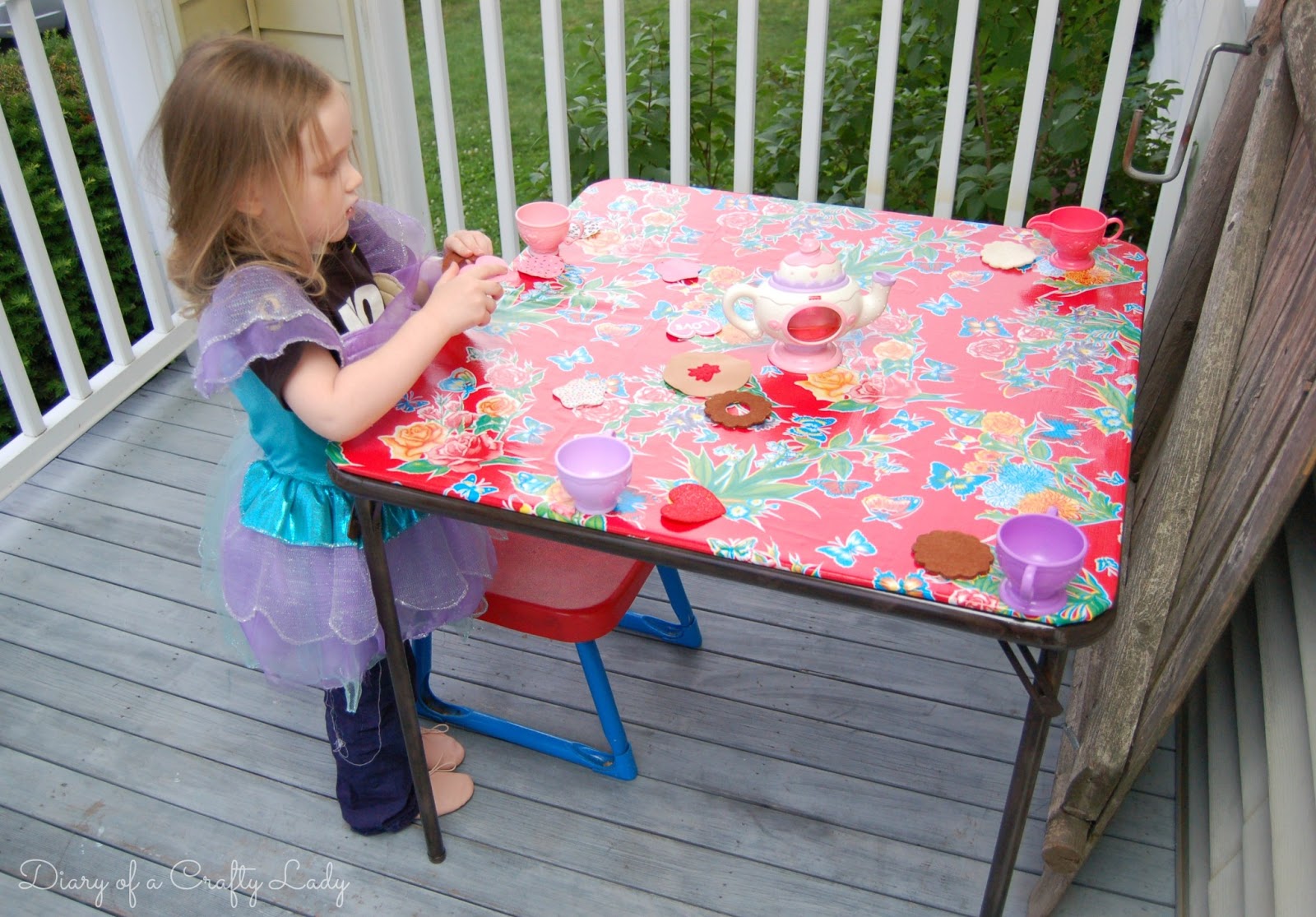 Diary of a Crafty Lady: Card Table Rehab